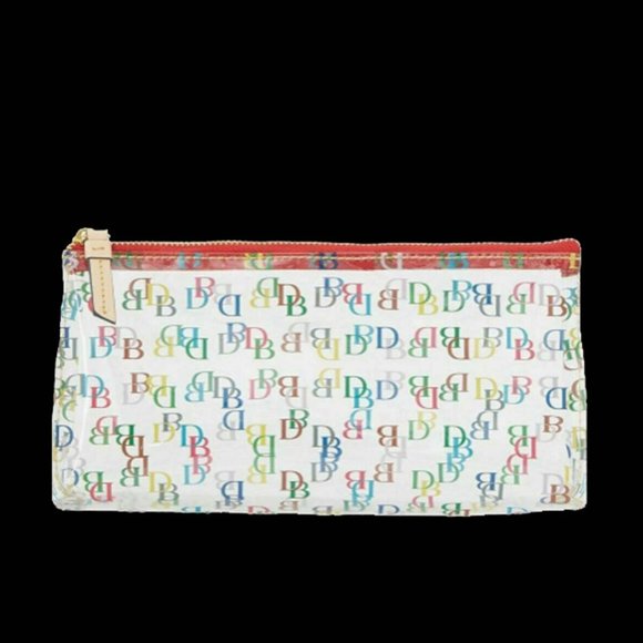 Dooney & Bourke | Bags | Dooney Bourke On The Go Clear Cosmetic All ...